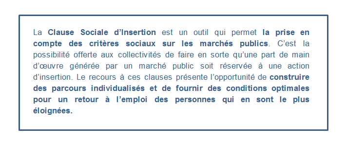 Clauses Sociales - Maison de L'Emploi et de la Formation
